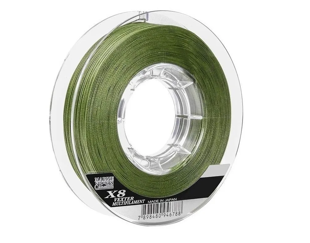 LINHA MULTIFILAMENTO MARINE SPORTS VEXTER X8 30LBS 0,25MM 300M - C3 Pesca & Aventura
