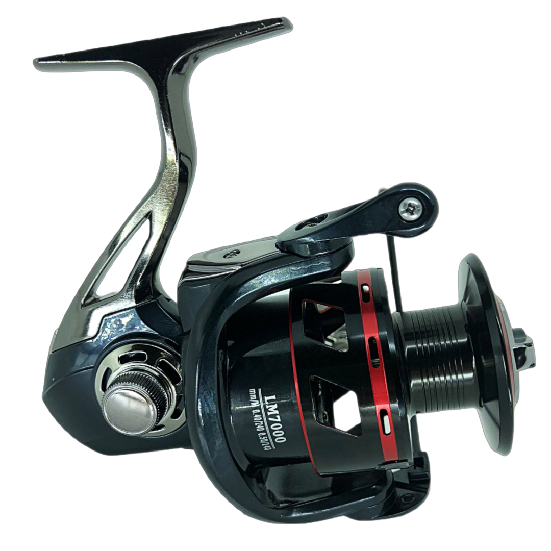 Molinete De Pesca Alto Mar LM 7000- 13 Rolamentos - 4.9:1 - Drag: 16kg ...