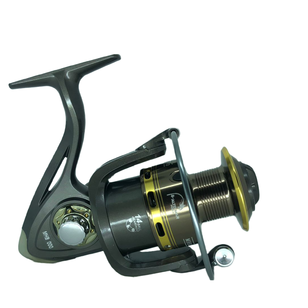 Molinete De Pesca Alto Mar MHB 3000 - 14 Rolamentos - 5.2:1 - Drag ...
