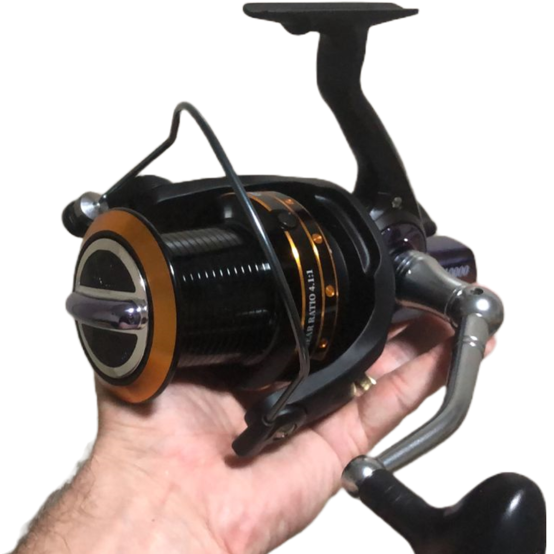 Molinete de Pesca Praia Long Cast Gh 8000 -14 Rolamentos - Drag:20kg ...