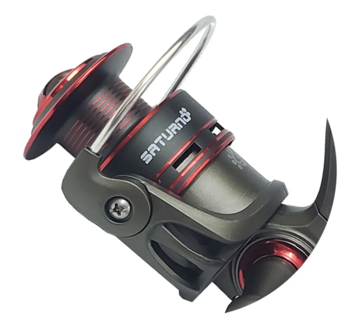 MOLINETE DE PESCA SAINT SATURNO 4000 - 4 ROLAMENTOS - ALUMINIO - C ...